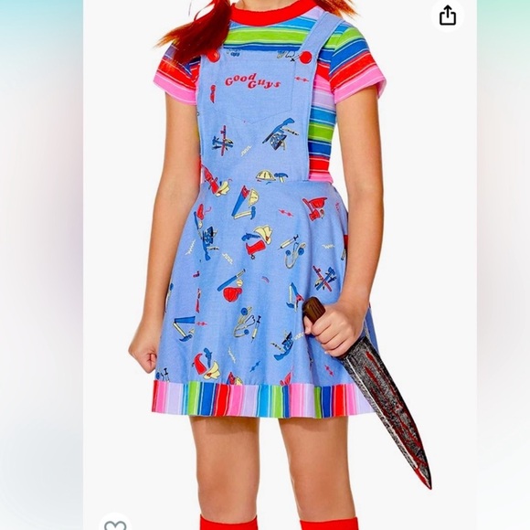Spirit | Costumes | Spirit Halloween Chucky Costume Red And Blue Chucky ...